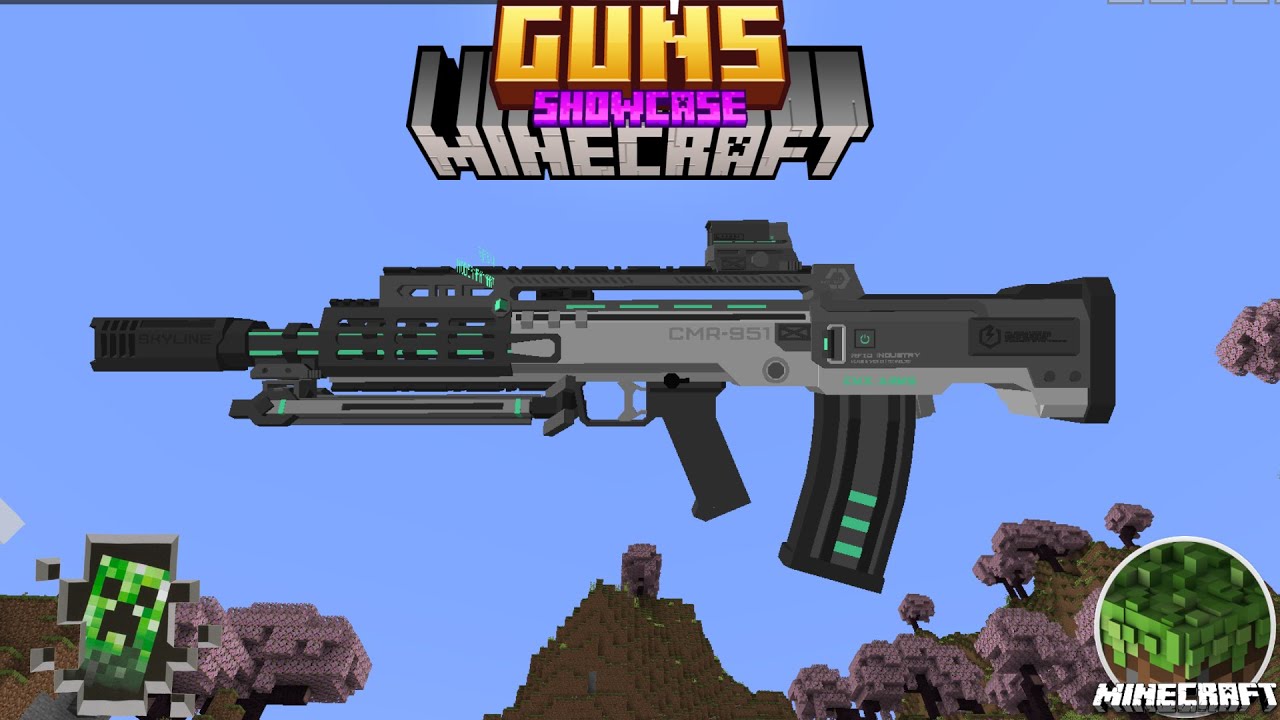 Minecraft Guns Showcase | TaCZ EMX ARMS - YouTube