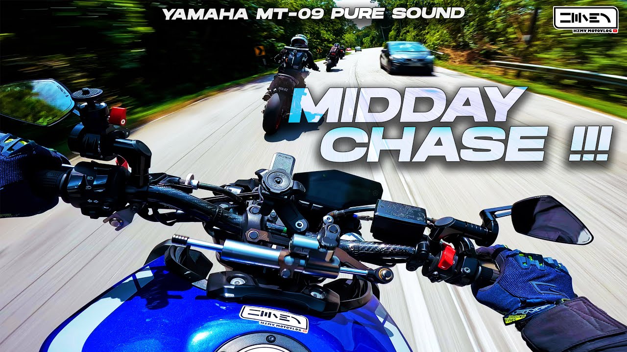 AND WE GOT BUSTED ! | Yamaha MT-09 + Yoshimura R55 Pure Sound [4K ...