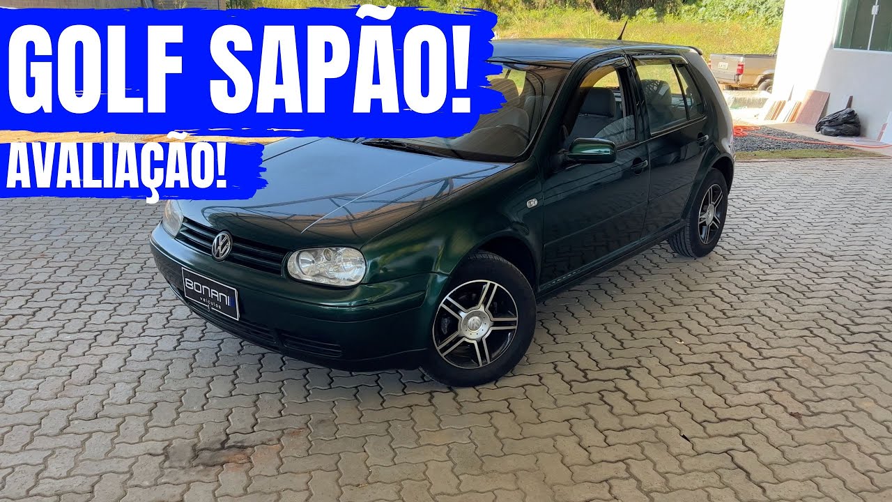 VOLKSWAGEN GOLF SR 1.6 GASOLINA 2000! O MAIS FAMOSO COMO GOLF SAPÃO ...
