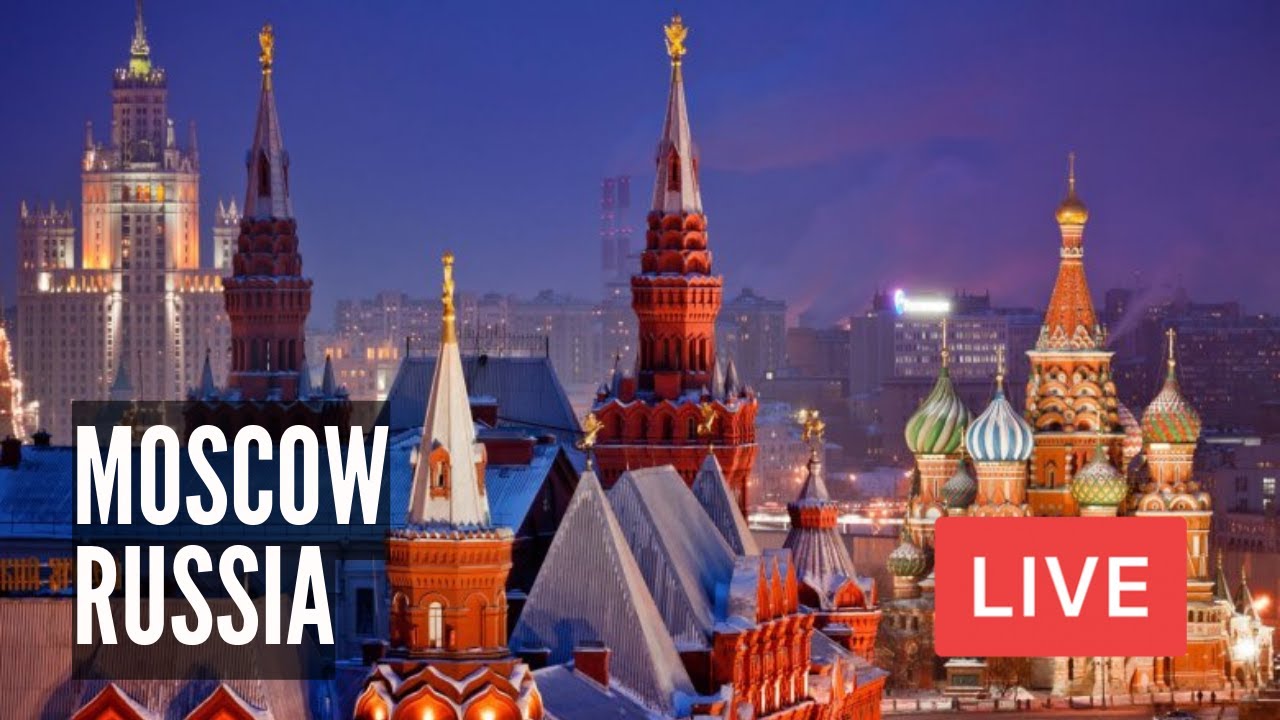 MOSCOW Now! The Capital of Russia on Saturday Night. Red Square ...