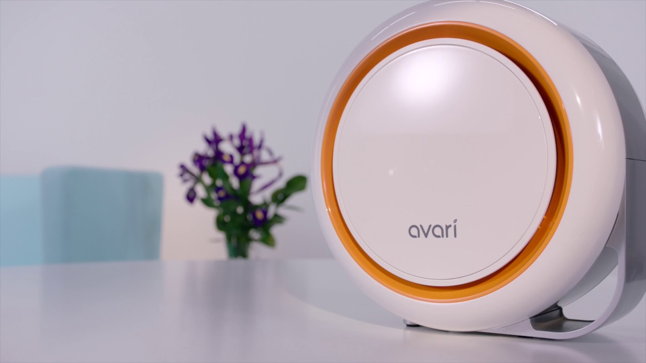 Avari 500 Air Purifier Orange by PADO - YouTube