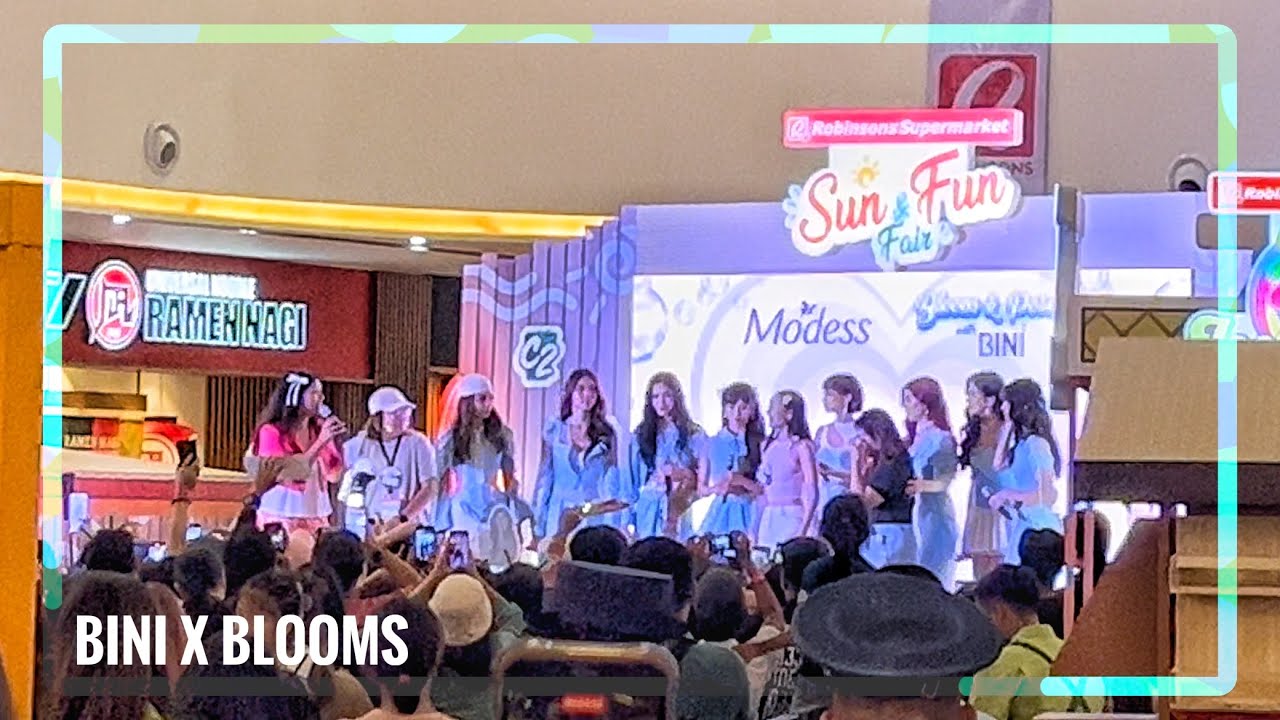 240420 BINI PLAY GAMES WITH BLOOMS @ SUN & FUN FAIR ROBINSONS ANTIPOLO ...