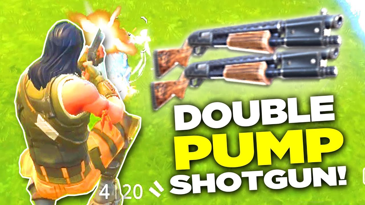 DOUBLE PUMP SHOTGUN in Fortnite is BROKEN! (Fortnite Battle Royale ...