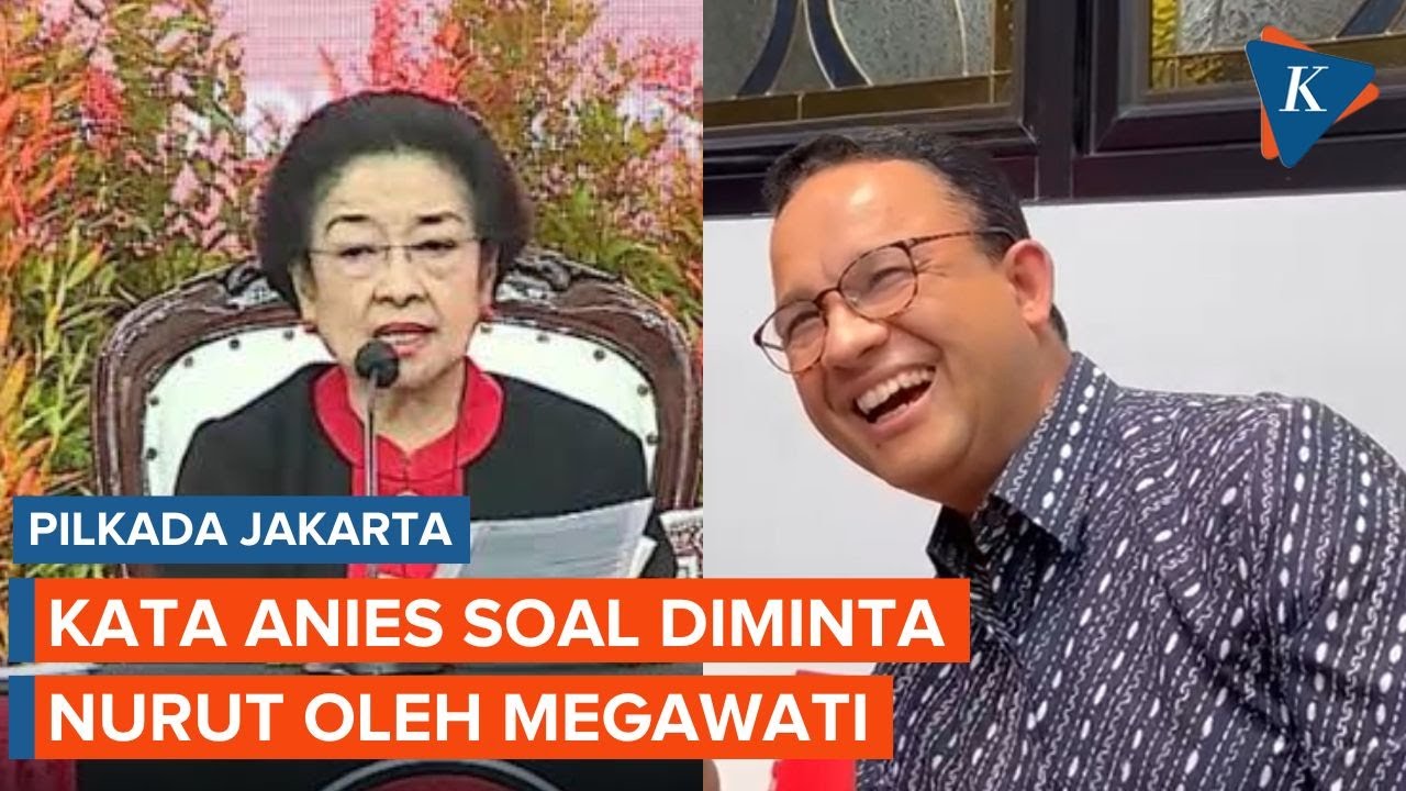 Anies Jawab soal Pertanyaan Megawati Mau Nurut atau Tidak jika Diusung PDI-P - YouTube