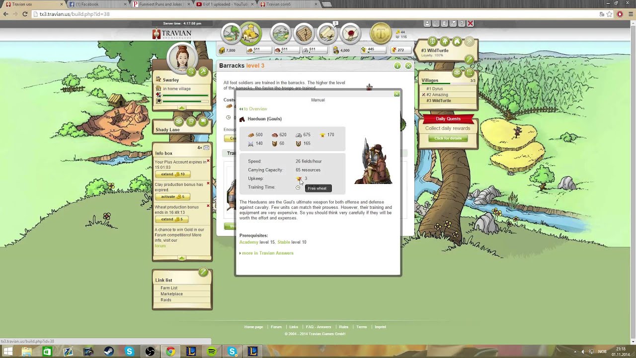 Travian Tutorial #5 - Troops - YouTube