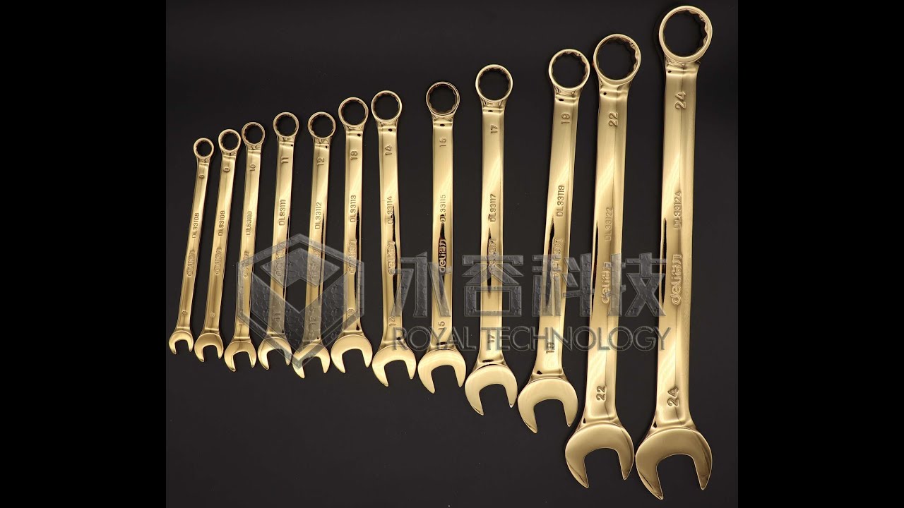 Fixing Tools TiN Coating - YouTube