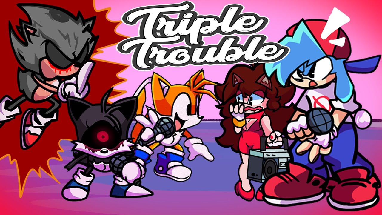 Friday Night Funkin' TRIPLE TROUBLE MOD - Tail's vs BF - Punk You ...