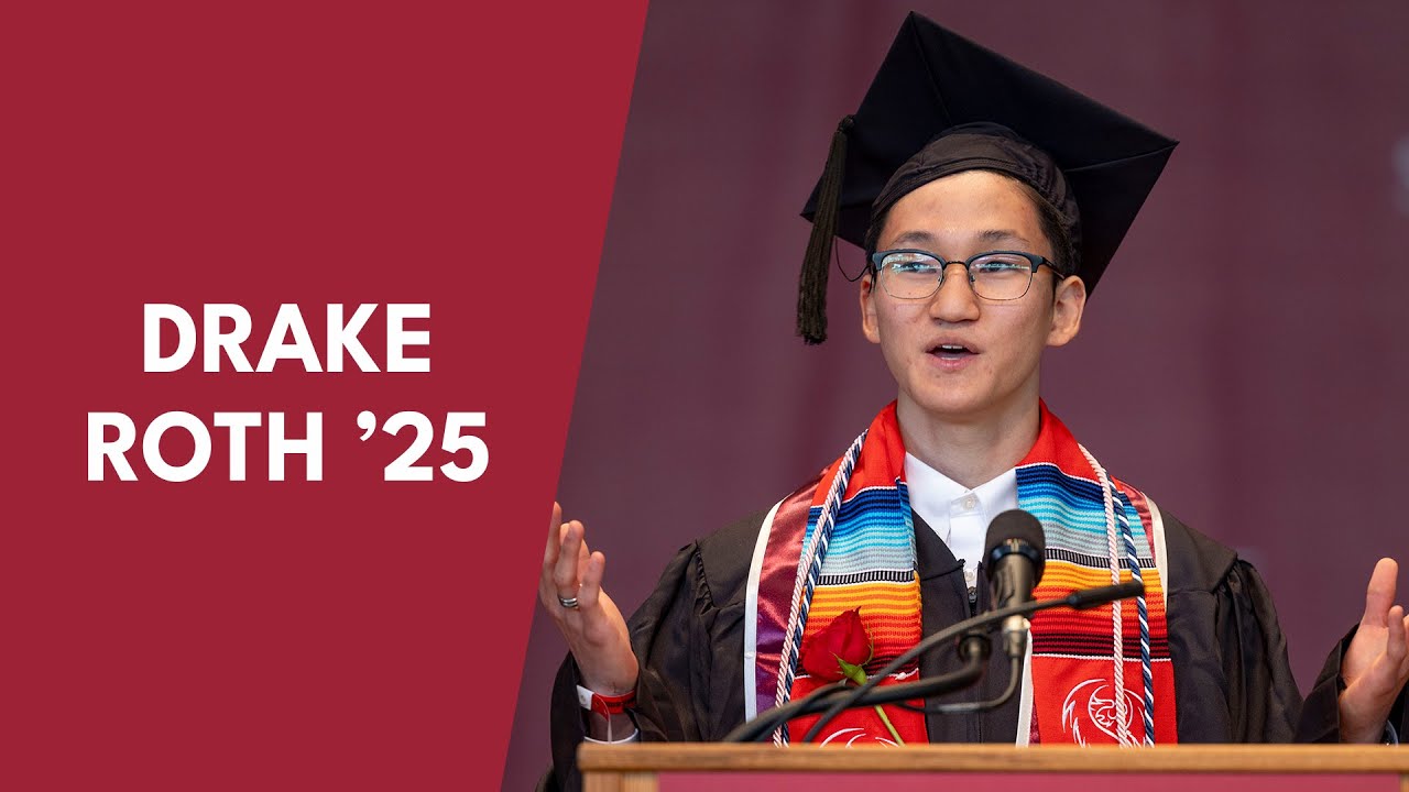 2025 Commencement Student Speaker Drake Roth '25 - YouTube