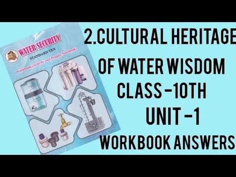 10 th Water SecurityWorkbook Unit -1 Q & A Maharashtra Board 2-Cultural ...
