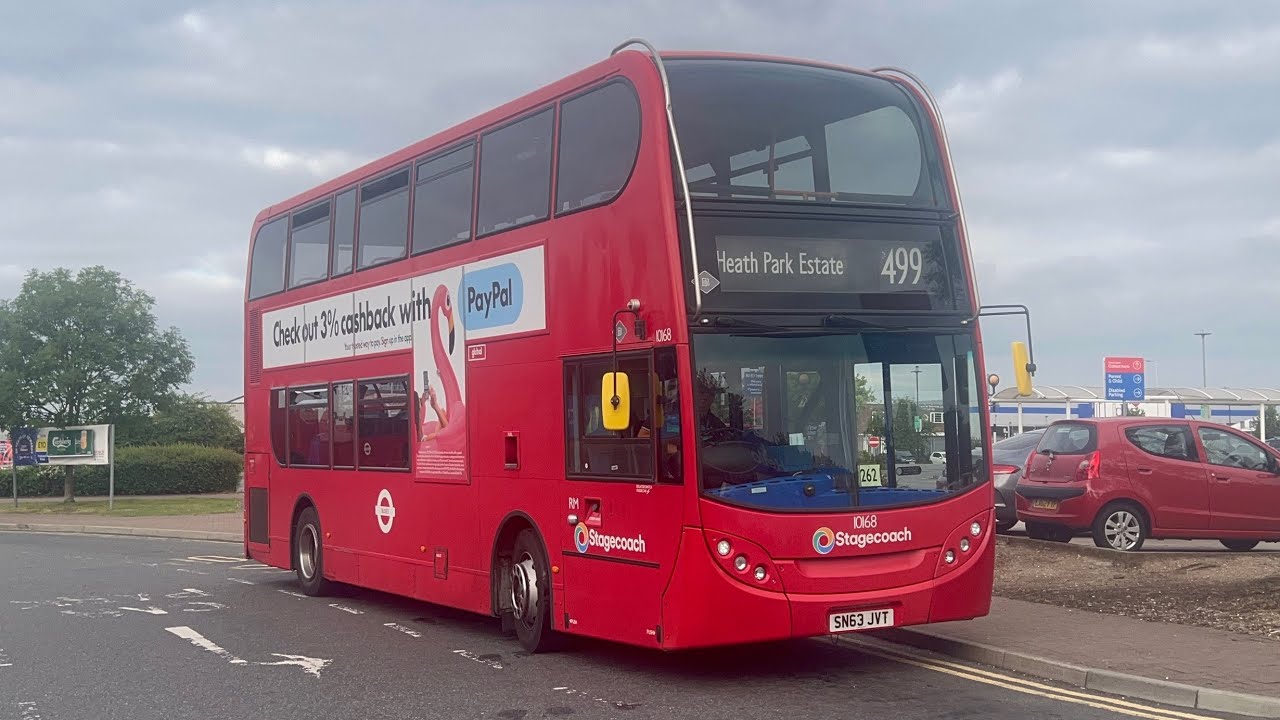Full Route Visual | Route 499 | Heath Park Estate to Gallows Corner ...