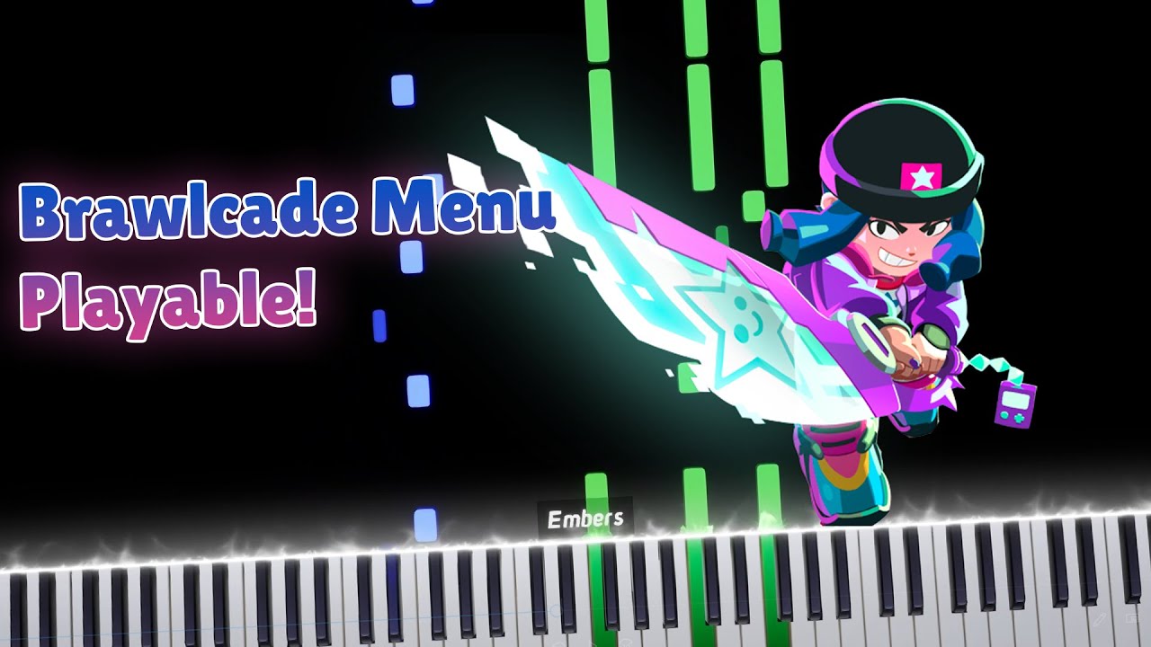 Brawlcade Menu 2020 | Piano But Its Playable - YouTube