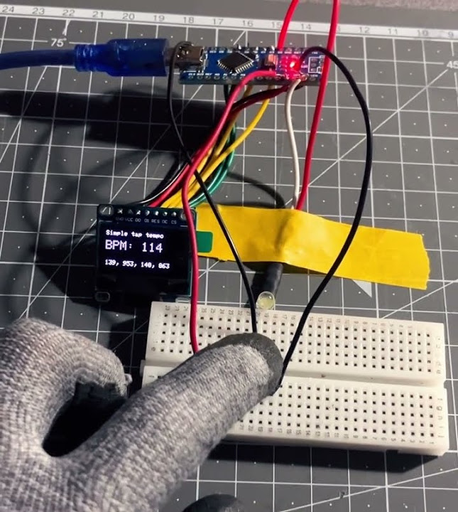 (Arduino) Simple tap tempo implement (source code in comment) #arduino - YouTube
