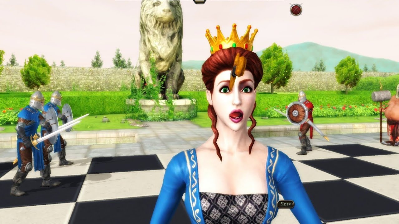 4k Battle Chess Game of Kings: incredible red queen - YouTube