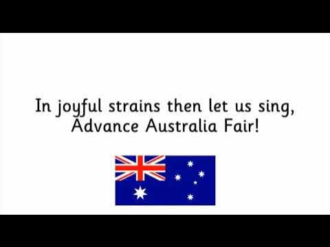 Advance Australia Fair with new "ONE and free' lyrics. Aboriginal ...