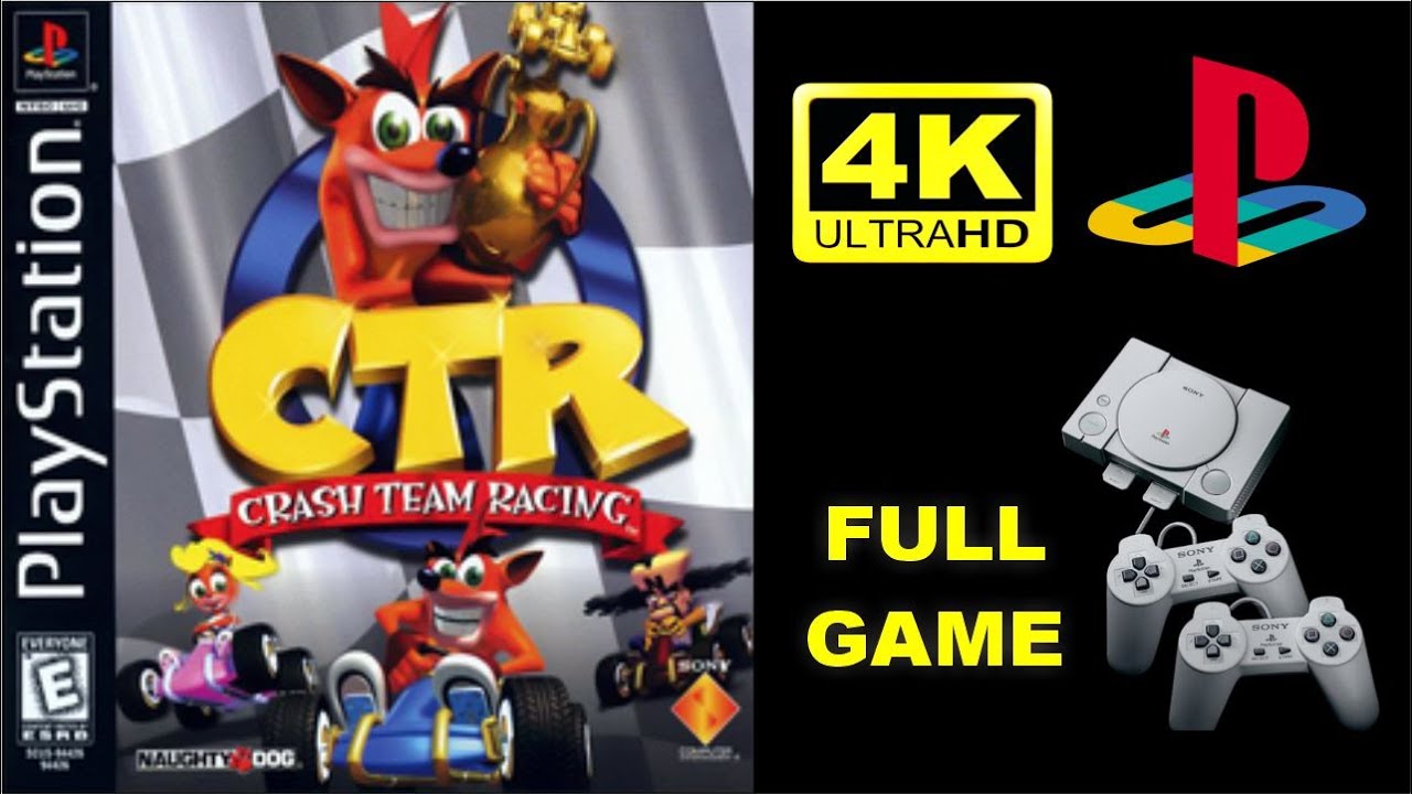 CRASH TEAM RACING (CTR) Playstation HD 4K Full Game (60Fps) - YouTube