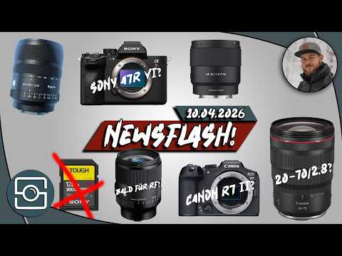 SIGMA darf RF-Linsen bauen macht es aber nicht?! SONY a7R VI und Canon R7 II in KÜRZE?!
