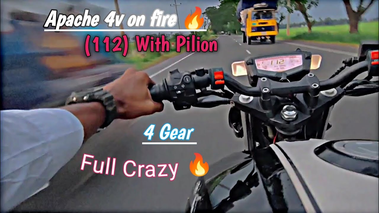 Apache 4v Crazy Ride 🔥 apache 160 4v @redoan_143 - YouTube