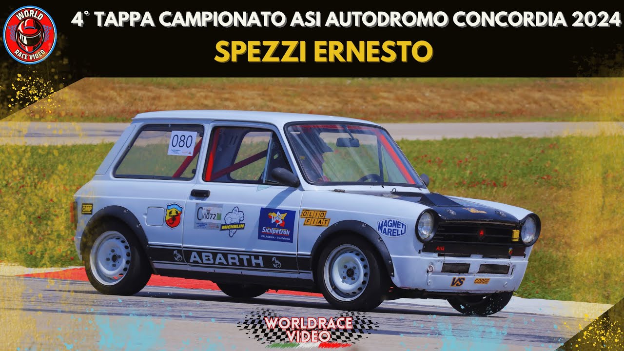 Spezzi Ernesto 4° Tappa Campionato Asi Autordromo Concordia 2024 - YouTube