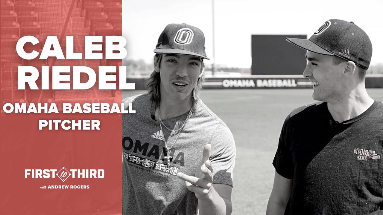 First to Third With Omaha Baseball's Caleb Riedel - YouTube
