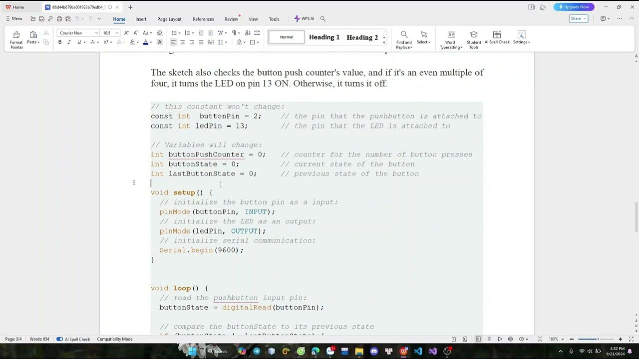 State Change Detection for Push Buttons - YouTube
