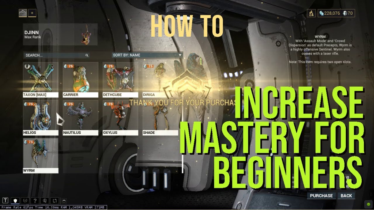 How to Increase Mastery Rank in warframe [Beginner Guide] - YouTube