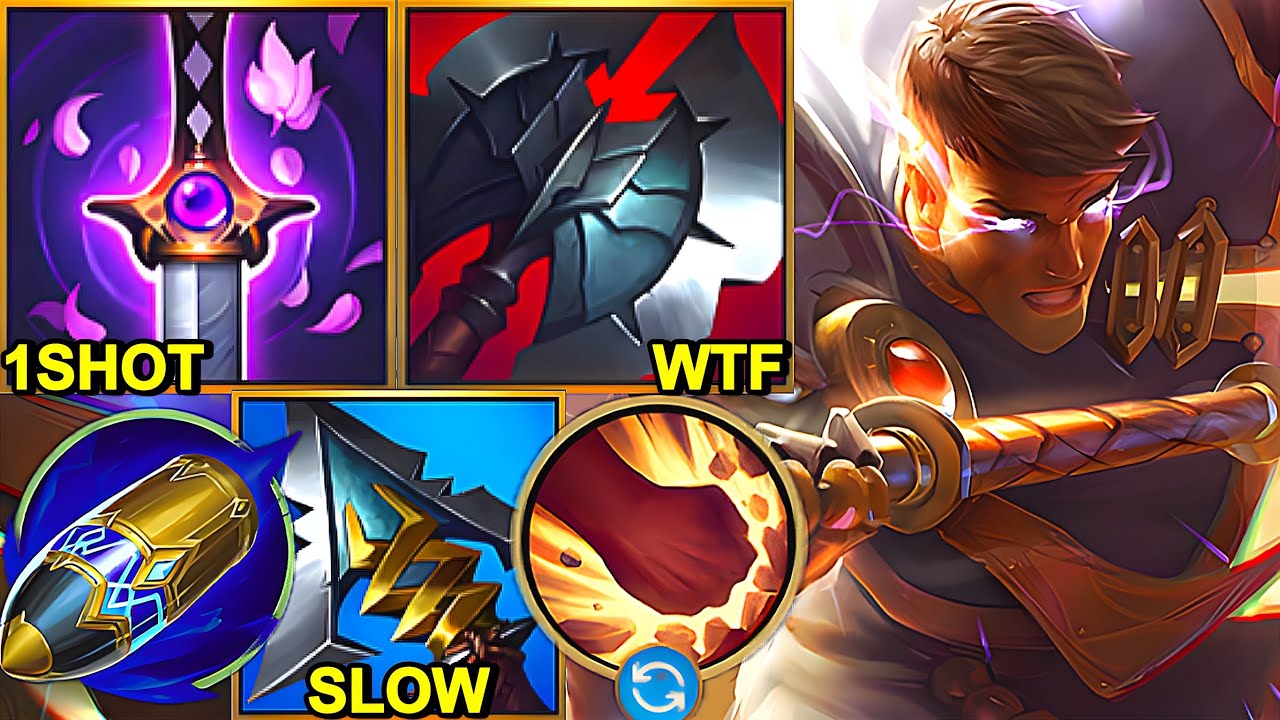 Wild Rift China Jayce Mid - Black Cleaver 1Shot Combo JAYCE Build Runes ...