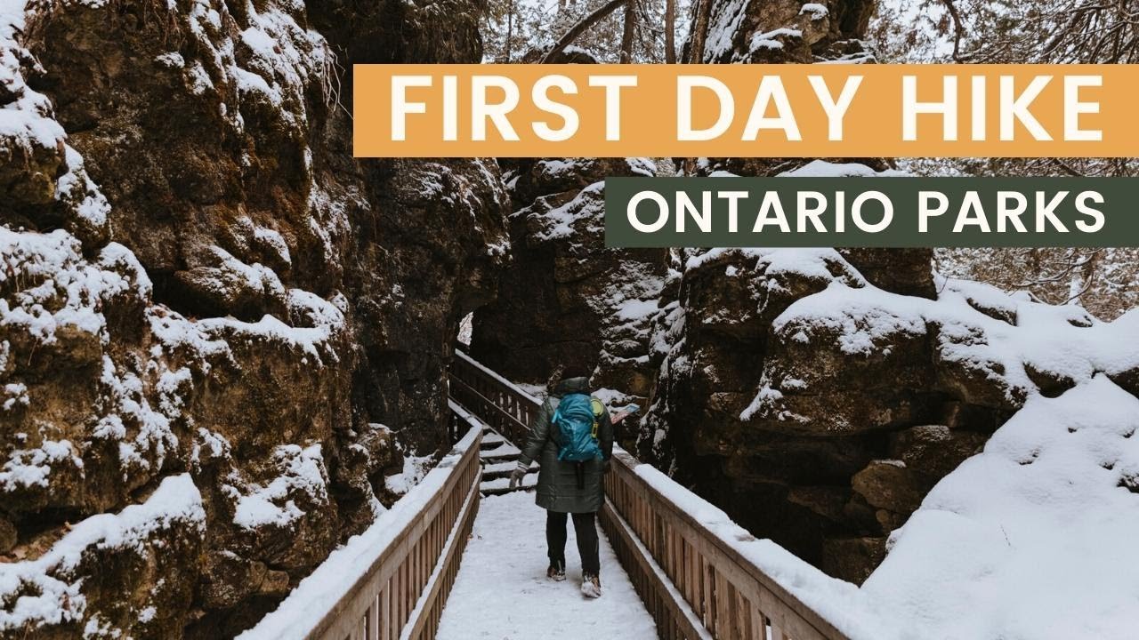 First Day Hike – Mono Cliffs Provincial Park in winter - YouTube