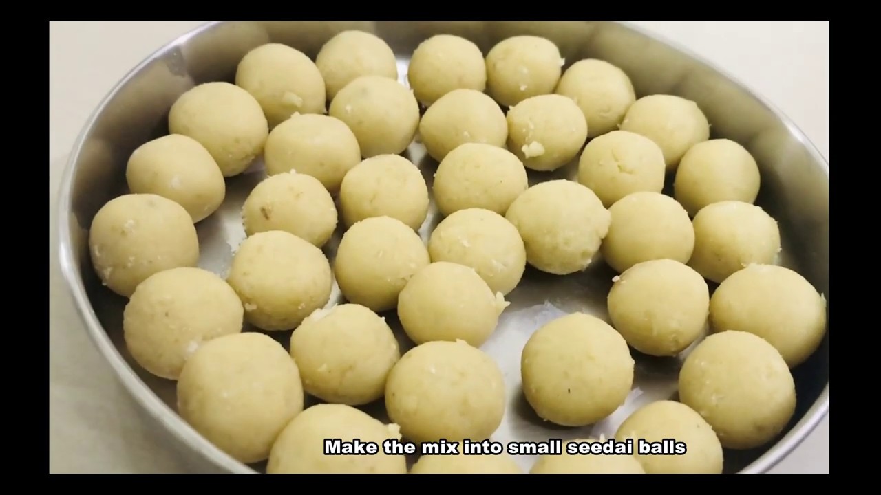 Inippu Seedai | சீடை | How to make seedai | Chettinadu samayal |Seedai ...