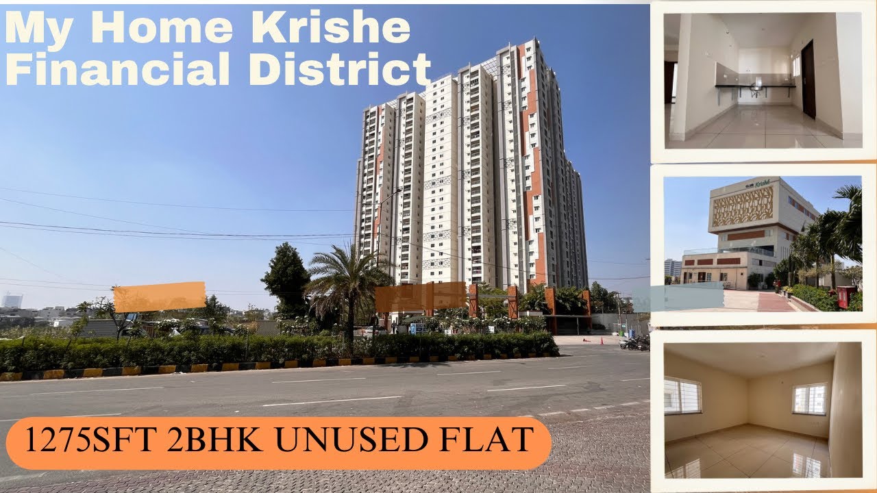 My Home Krishe | 1275sft 2BHK Unused Flat For Sale | Gachibowli ...