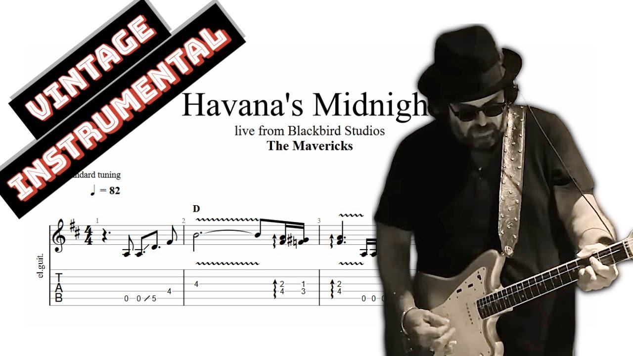 Havana's Midnight TAB - vintage instrumental guitar tabs (PDF + Guitar ...