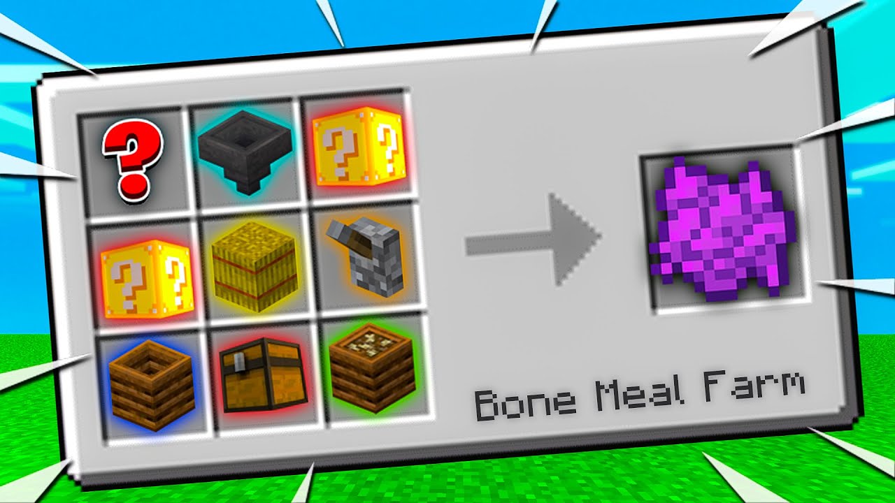 EASY Bone Meal Farm in Minecraft 1.21 - YouTube