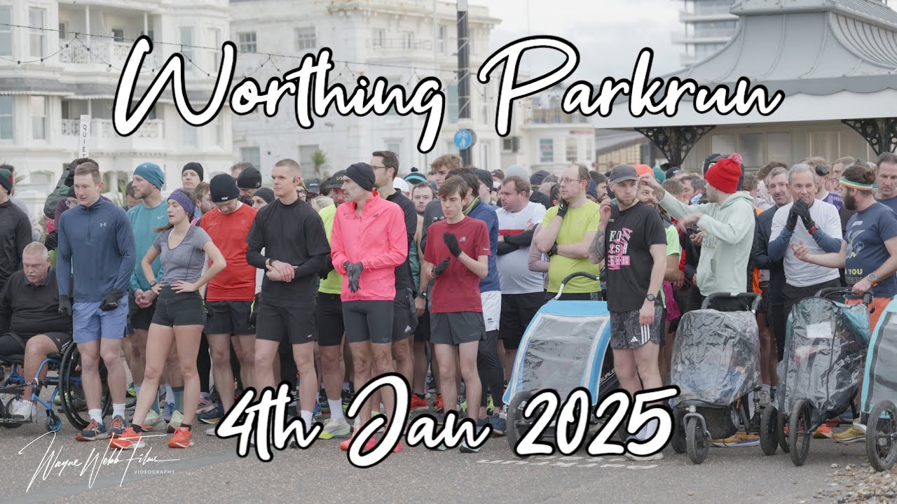 Worthing Park Run 4th January 2025 - YouTube