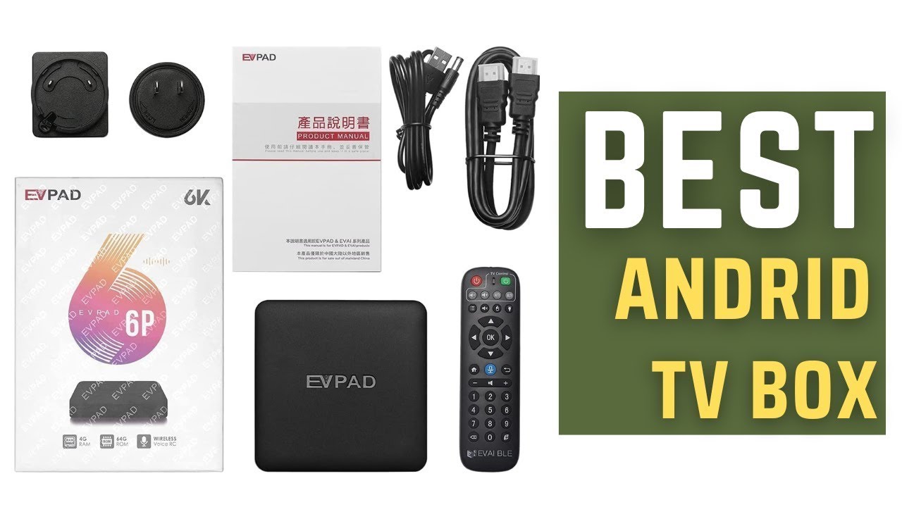 Best Android TV Box - EVPAD 10P 8K Smart TV Box of 2024 - YouTube