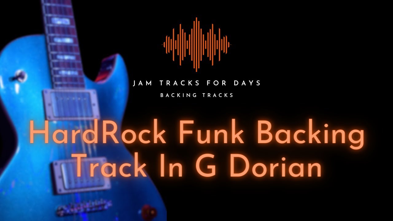 Hard Rock Funk Backing Track In G Dorian - YouTube