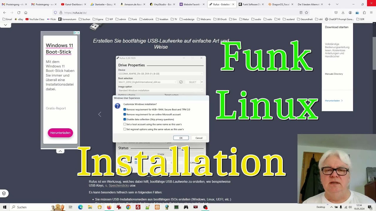 "Funk Linux" Dragon OS Installation Hinweise und mögliche Probleme ...