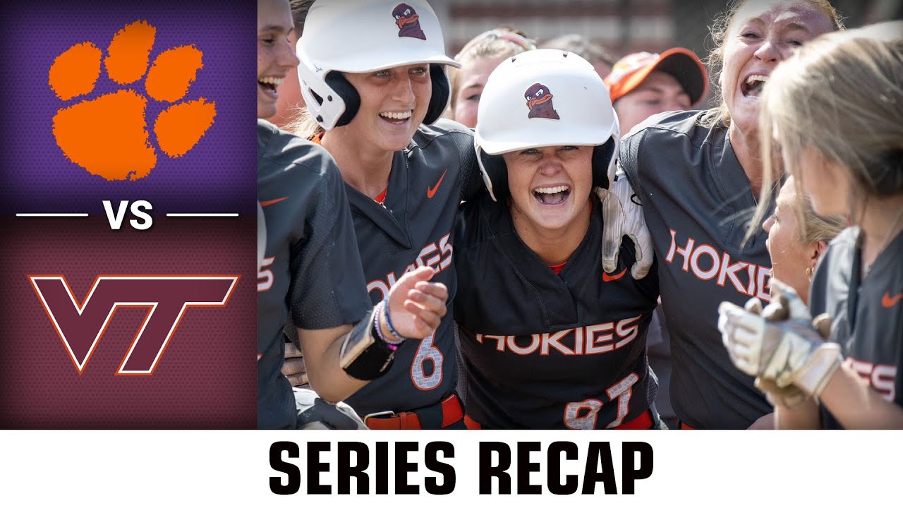 Clemson vs. Virginia Tech Series Recap | 2023 ACC Softball - YouTube