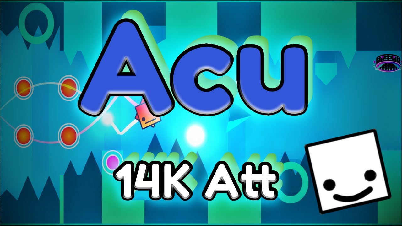 FIRST EXTREME ! Acu 100% by neigefeu. GEOMETRY DASH FR/ENG - YouTube