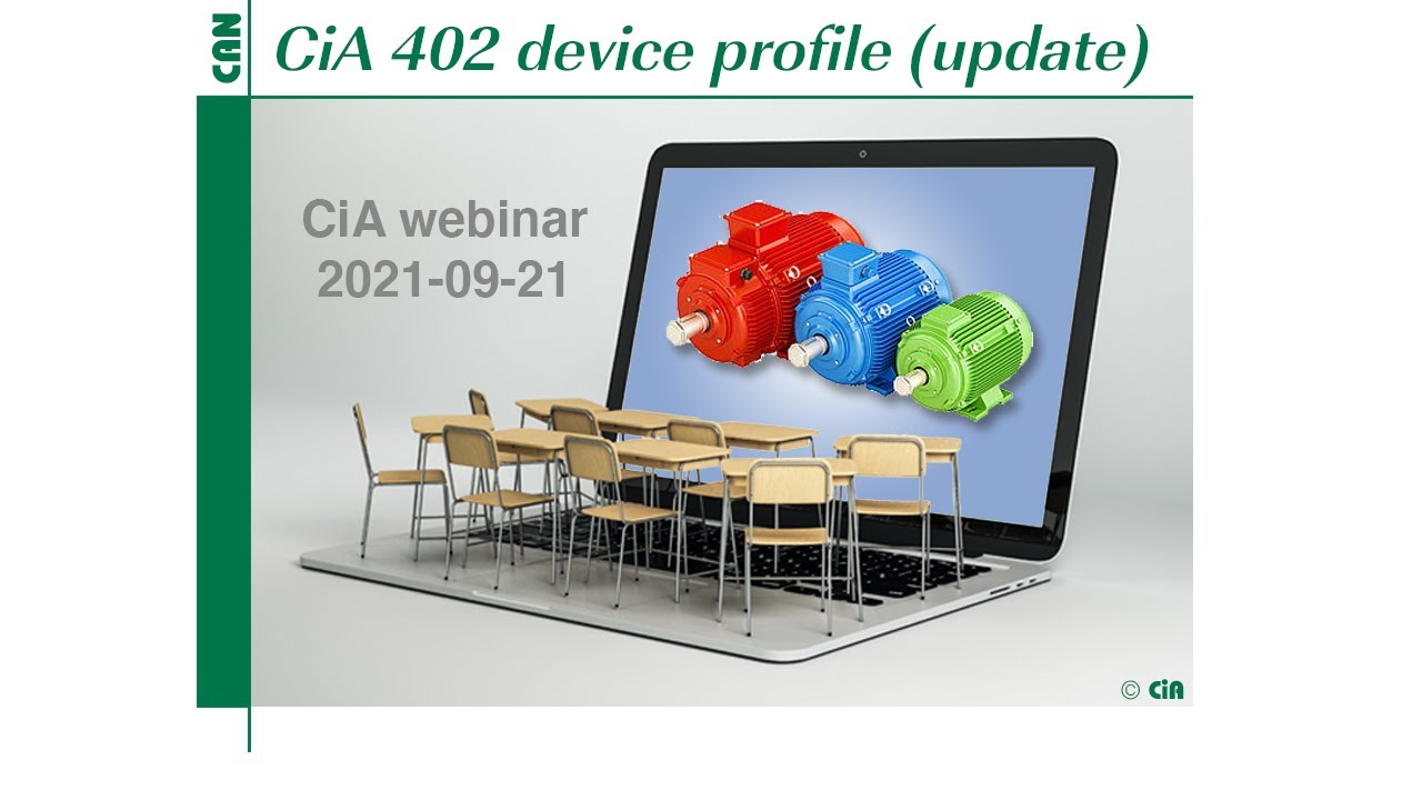 CiA 402 device profile update webinar from 2021-09-21 - YouTube