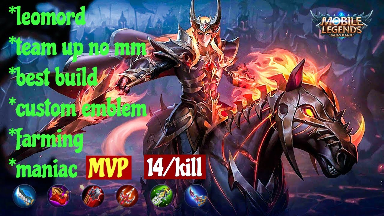 how to use leomord mobile legend 2020- leomord best build - leomord ...
