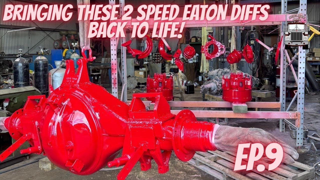 Dual Range 48,000LB Eaton Diffs, Teardown And Repaint! Kenworth SAR Ep ...
