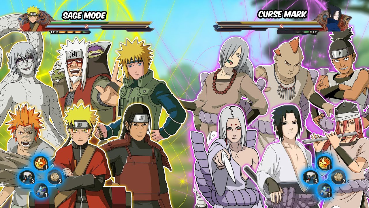 SAGE MODE VS CURSE MODE | Naruto Storm 4 - YouTube