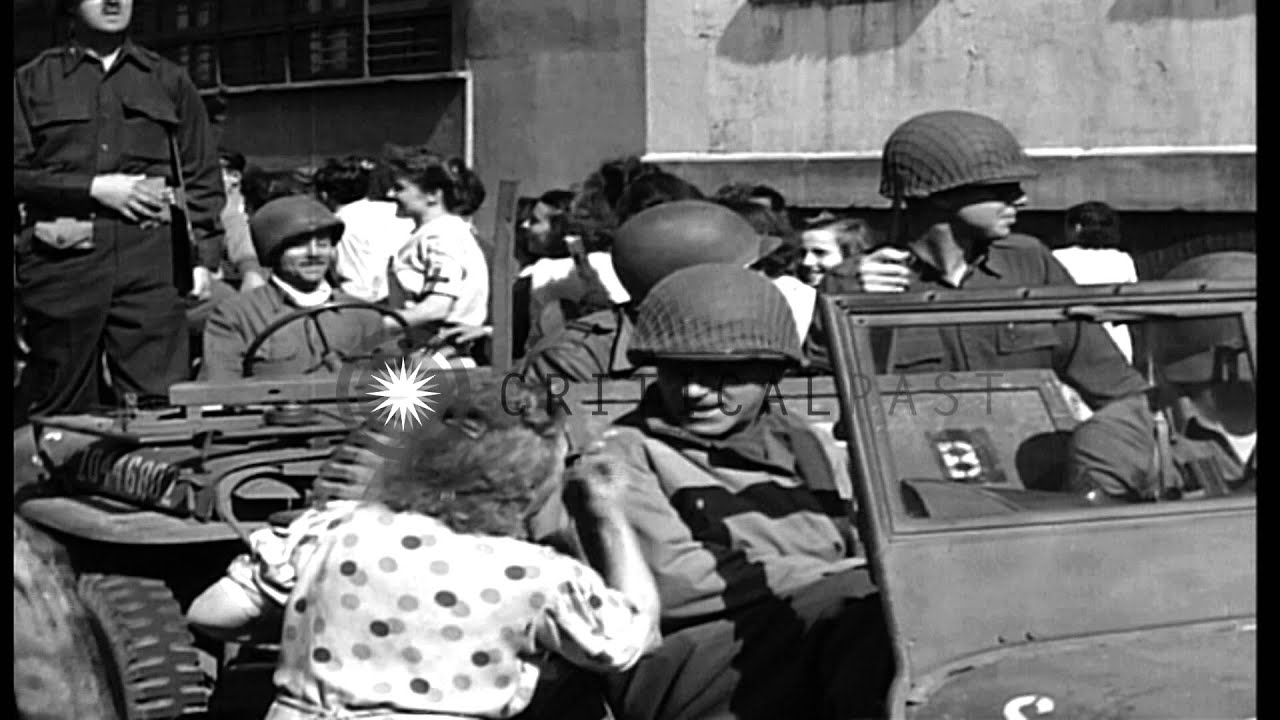 General Gerow arrives in Paris, France. HD Stock Footage - YouTube