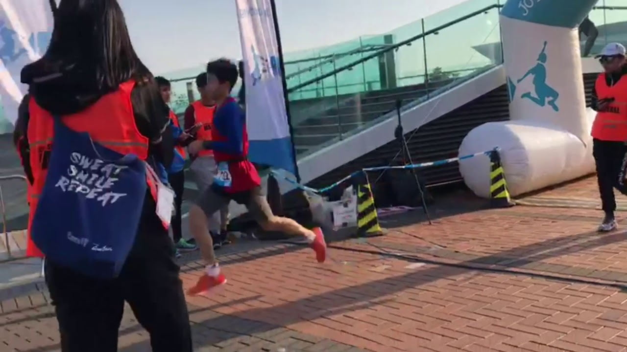 Nick Yip 2018-1-13 Kinder+Sport童跑同樂馬拉松2018 - YouTube