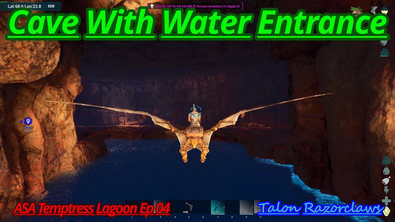 ASA Temptress Lagoon Ep 04: Cave With Water Entrance - YouTube