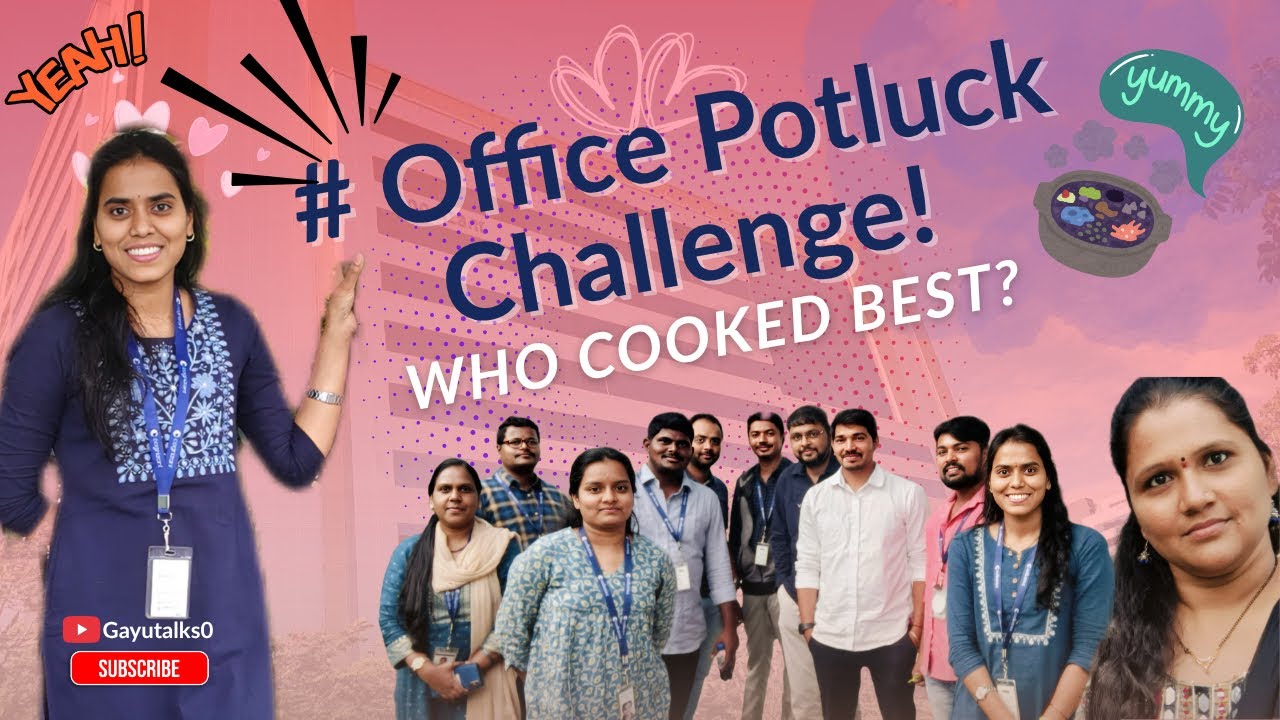 Office Potluck Vlog – Fun, Food & Team Bonding! 🍲💼 | colleagues ...