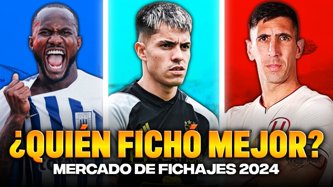 ¿QUIEN SE REFORZO MEJOR? 🏆 FICHAJES ALIANZA, UNIVERSITARIO Y CRISTAL ...