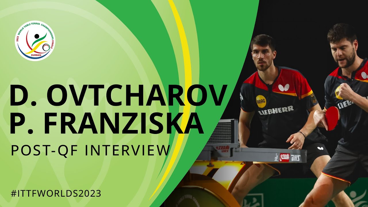 D. Ovtcharov/P. Franziska Post-Quarterfinal Interview | #ITTFWorlds2023 ...