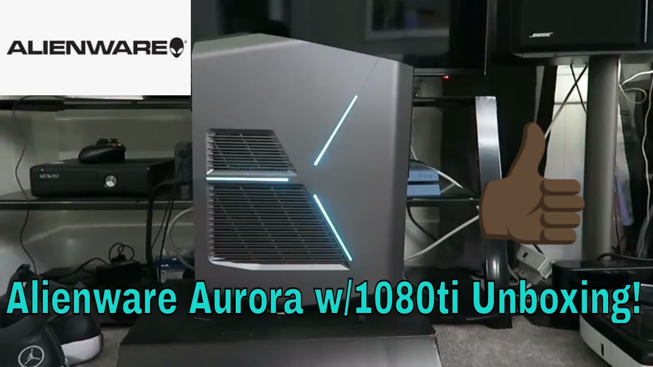 Unboxing Alienware Aurora Desktop w/ GTX 1080ti - YouTube