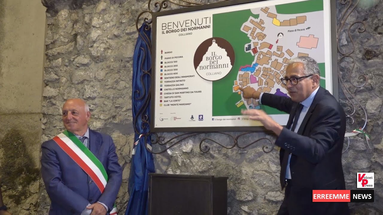 Turismo dei Borghi: inaugurato a Colliano "Il Borgo dei Normanni" - YouTube