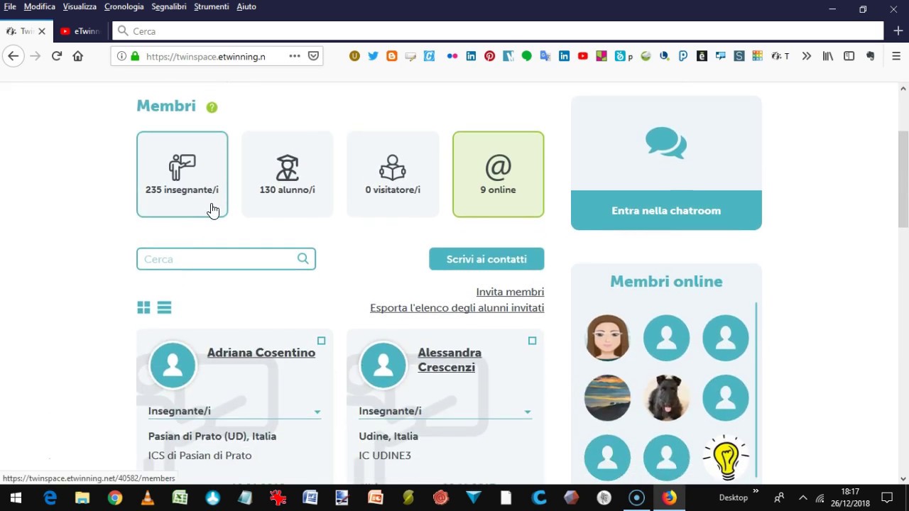 eTwinning twinspace invita alunni - YouTube